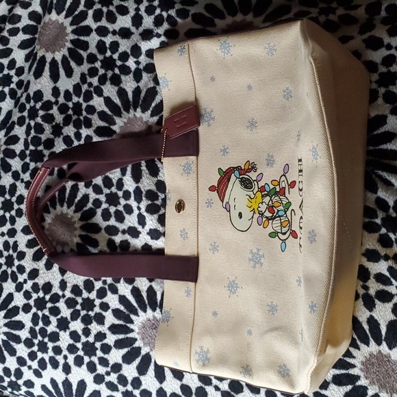 Coach | Bags | Coach X Peanuts Snoopy Canvas Tote | Poshmark